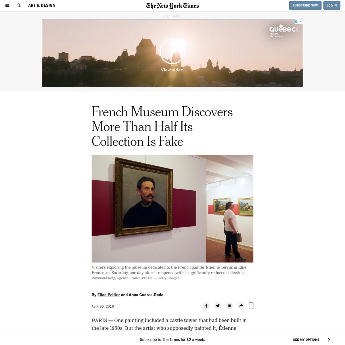 French Museum Discovers More Than Half Its Collection Is Fake — Are.na