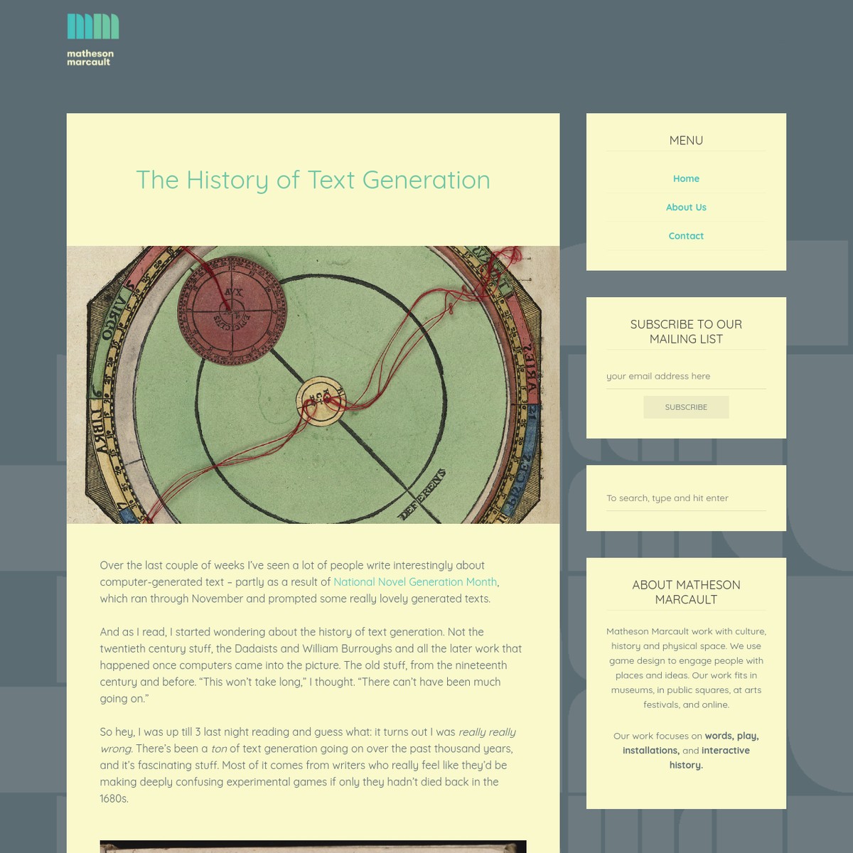 The History of Text Generation — Are.na