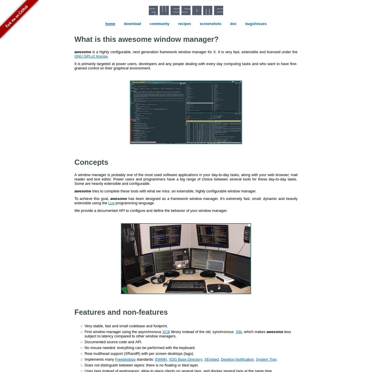 about - awesome window manager — Are.na