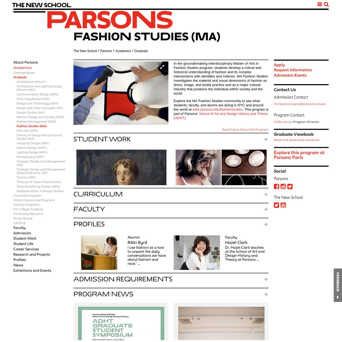 Fashion Studies: Examine Fashion and Culture | The New School — Are.na