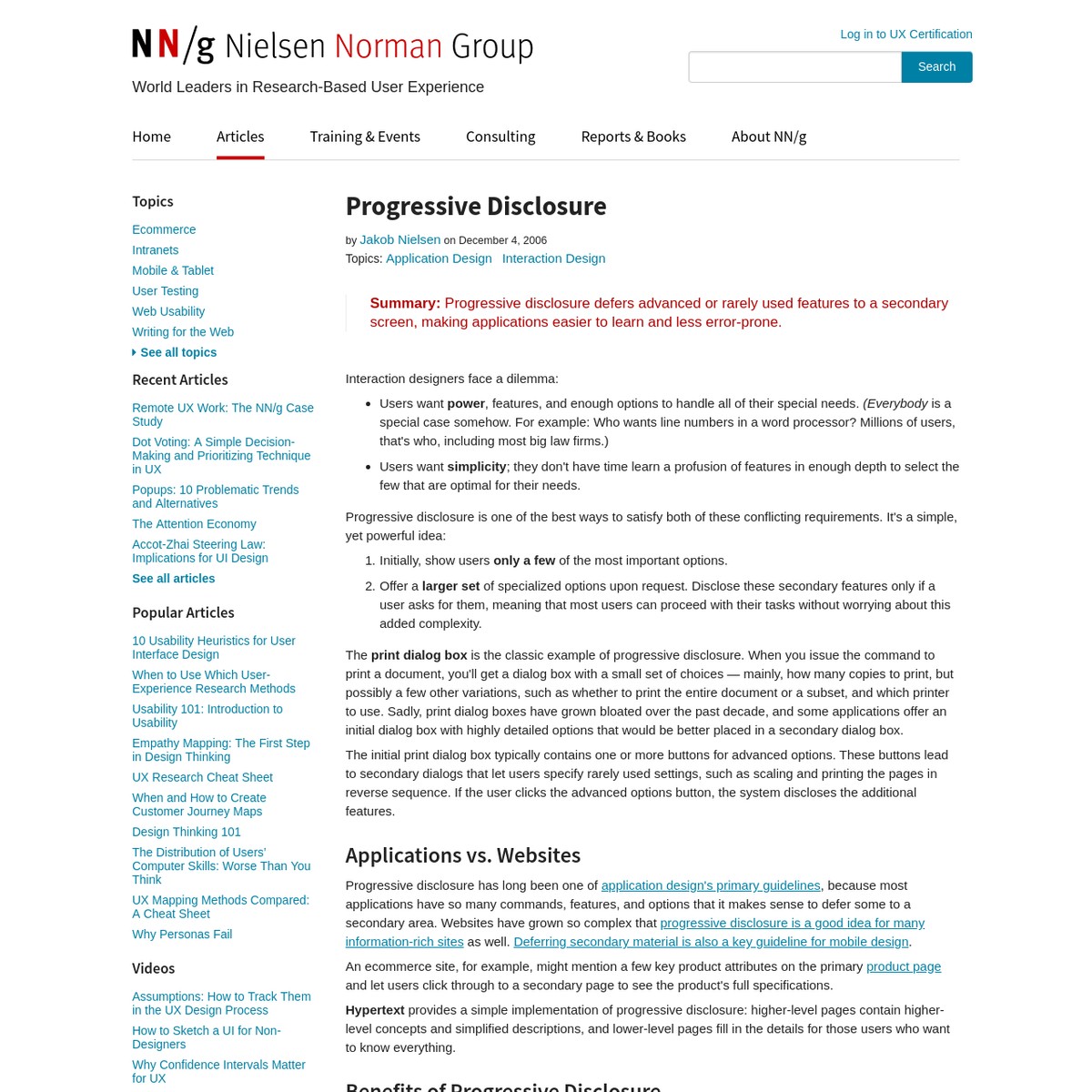 Progressive Disclosure — Are.na