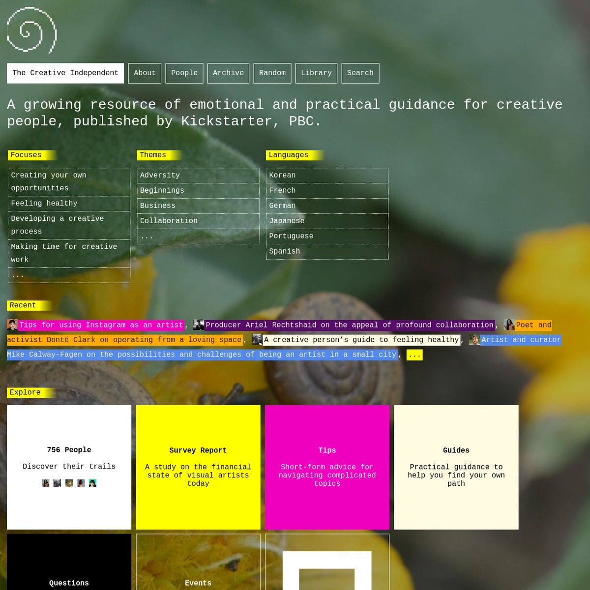 The Creative Independent — Are.na