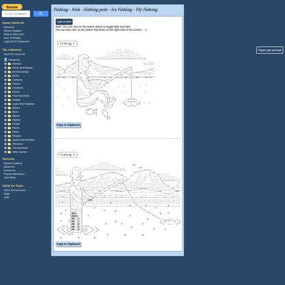 ASCII Fishing — Are.na