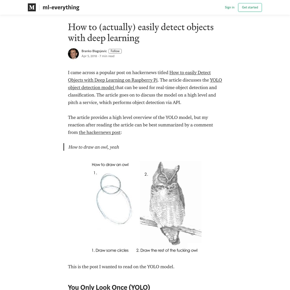 How to (actually) easily detect objects with deep learning — Are.na