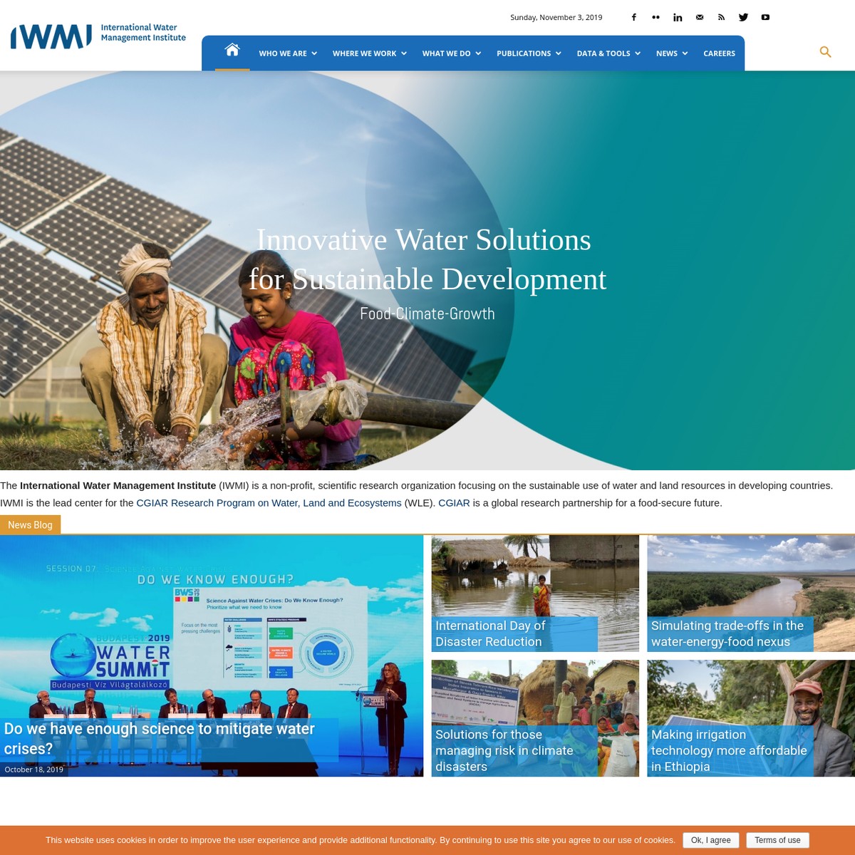 International Water Management Institute (IWMI) : Home Page — Are.na
