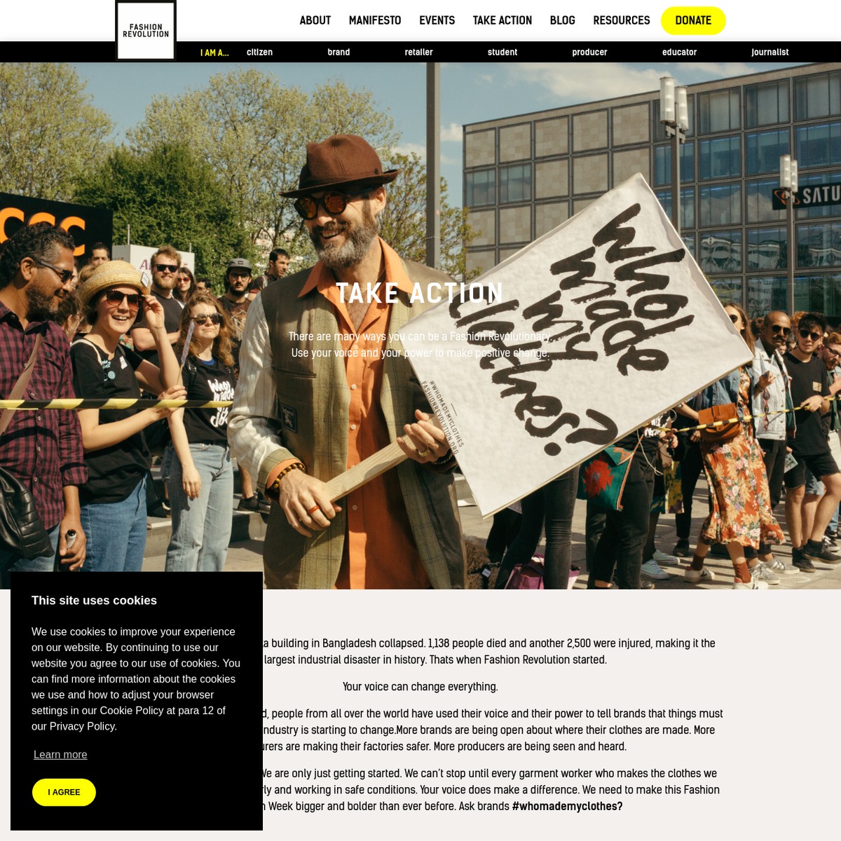 TAKE ACTION - Fashion Revolution — Are.na