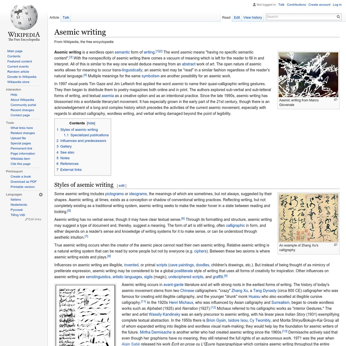 Asemic writing - Wikipedia, the free encyclopedia — Are.na