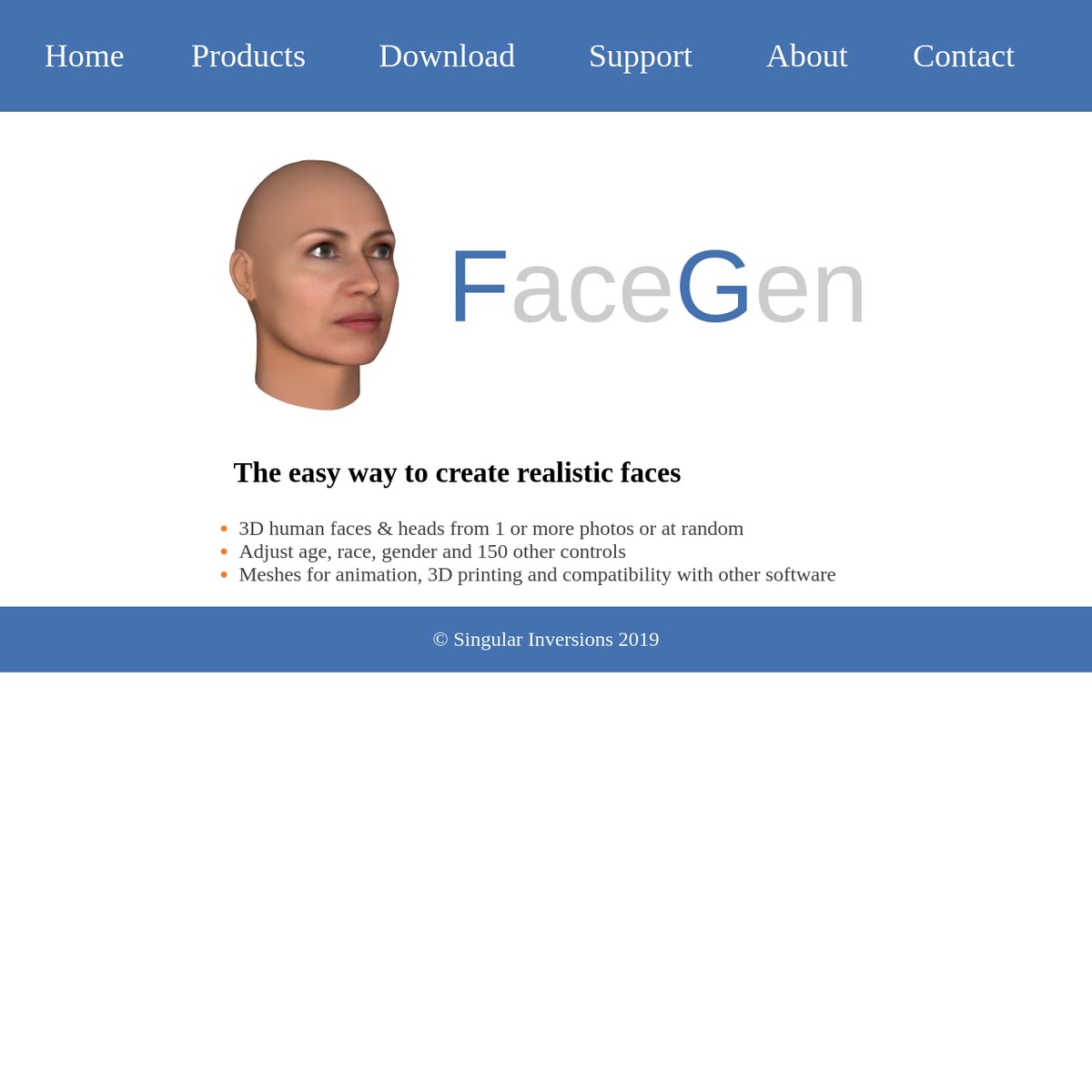 FaceGen - 3D Human Faces — Are.na