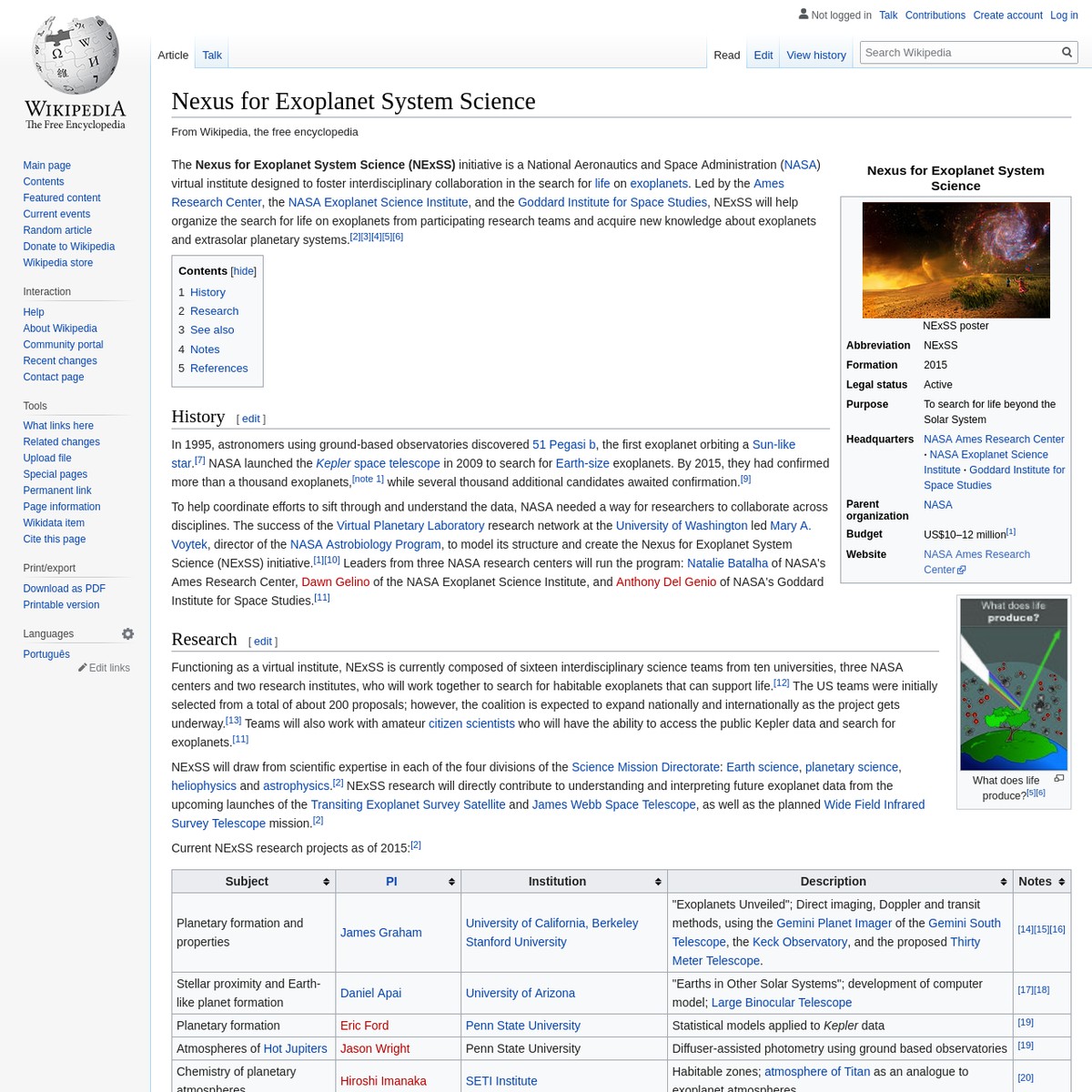 Nexus for Exoplanet System Science — Are.na