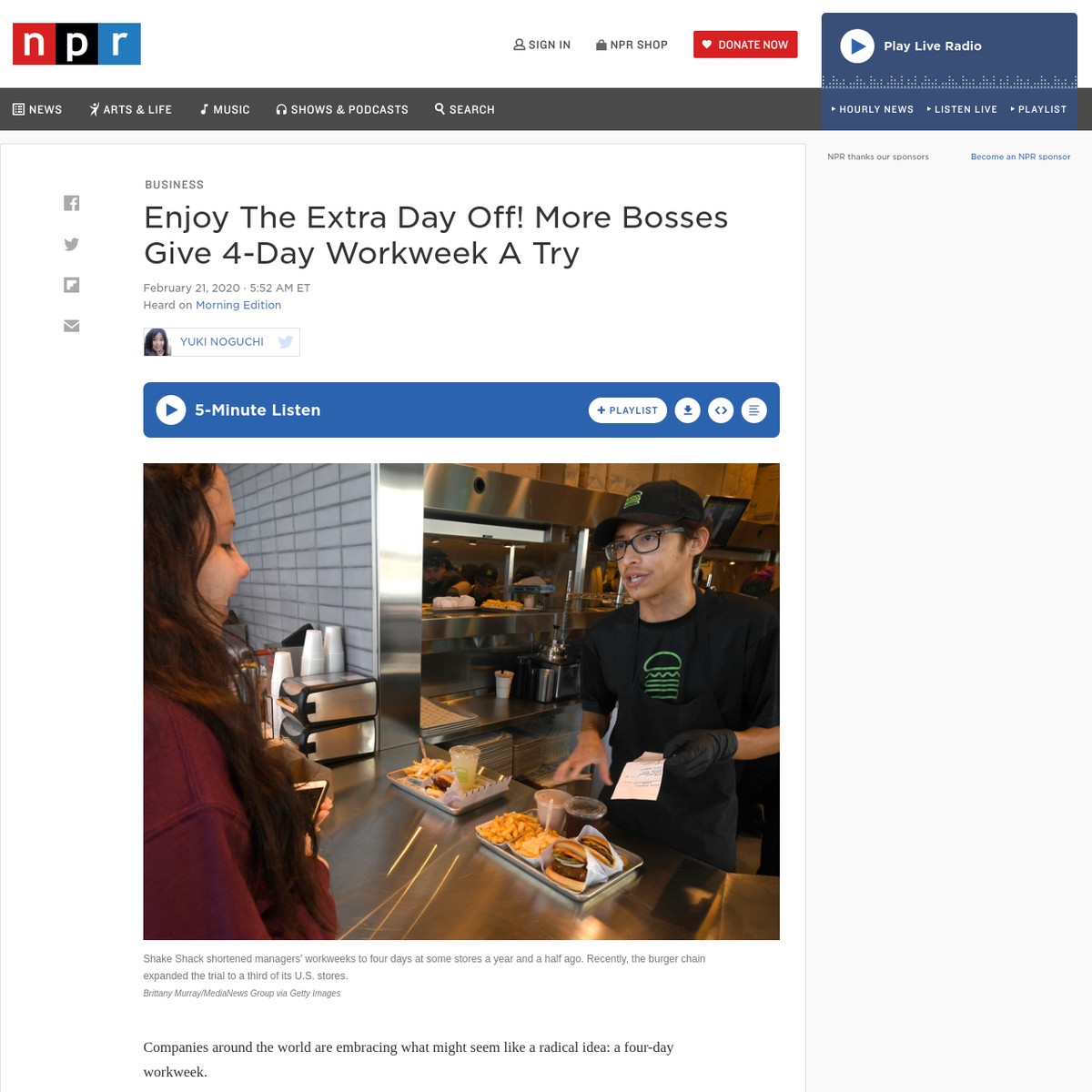 Enjoy The Extra Day Off! More Bosses Give 4-Day Workweek A Try — Are.na