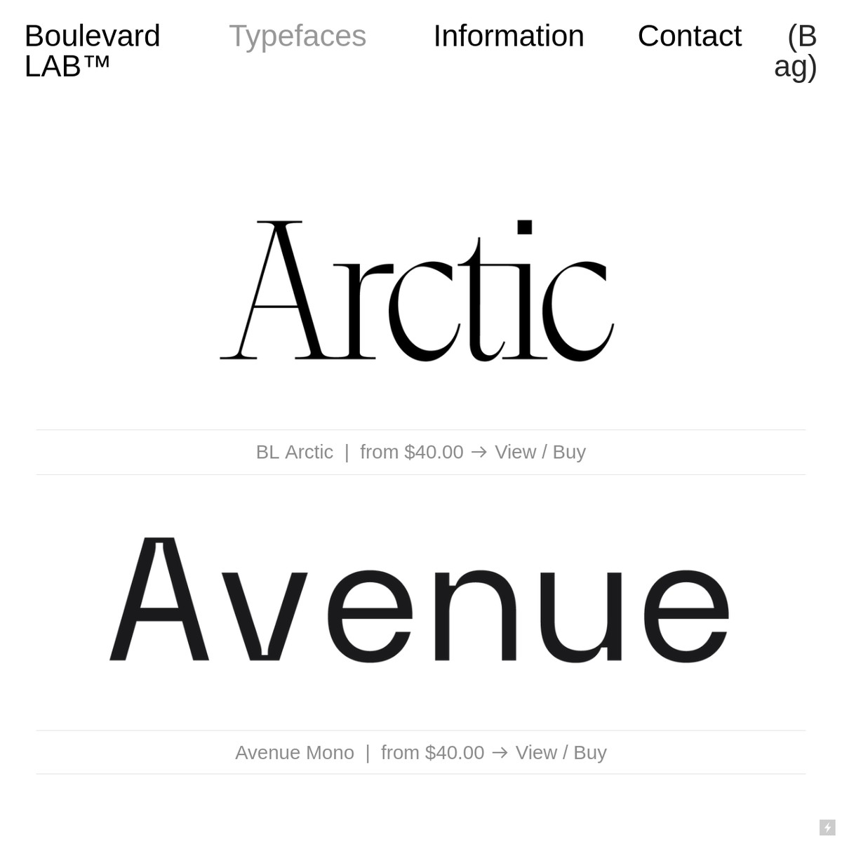 Typefaces - Boulevard LAB — Are.na