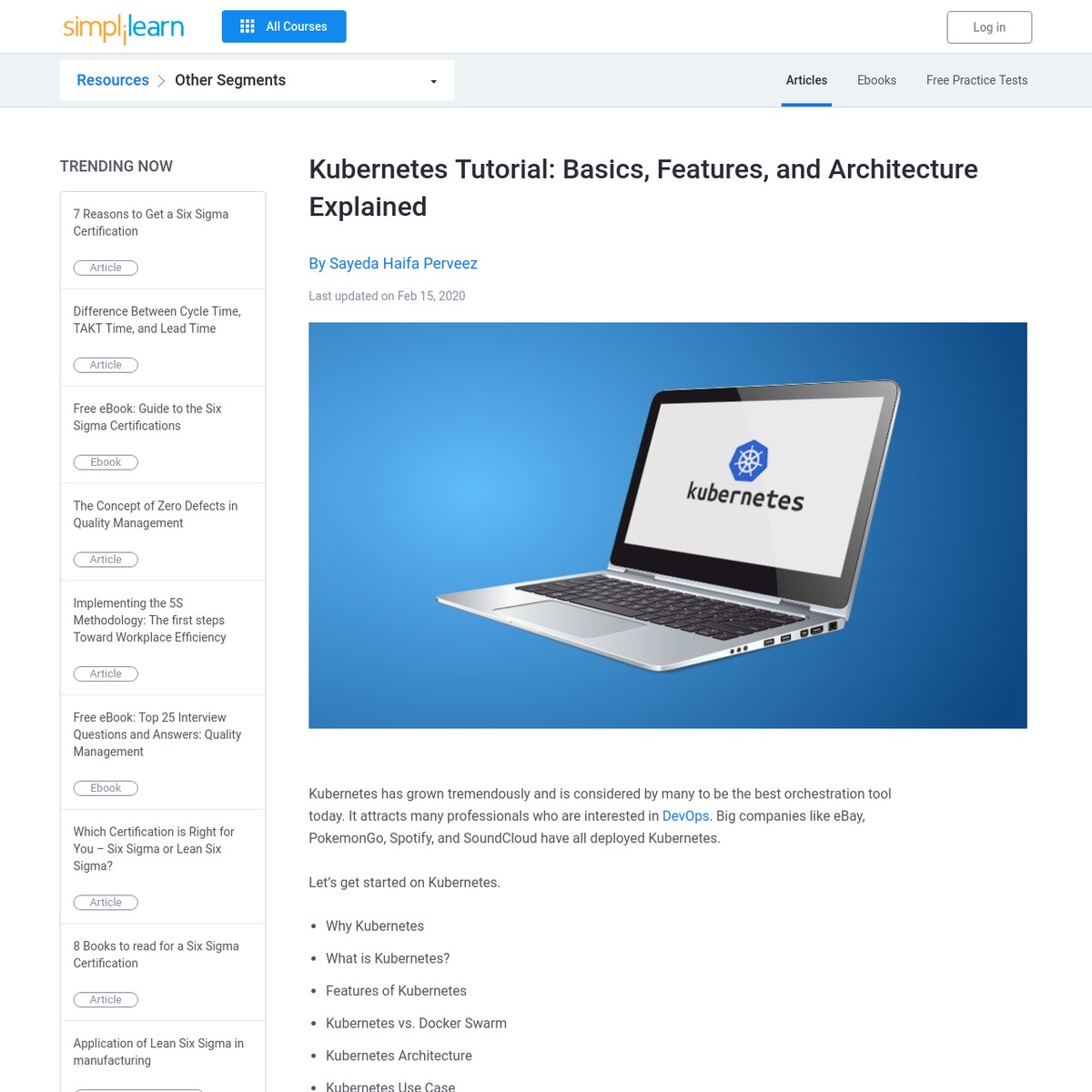 Kubernetes Tutorial: Basics, Features, and Architecture Explained — Are.na