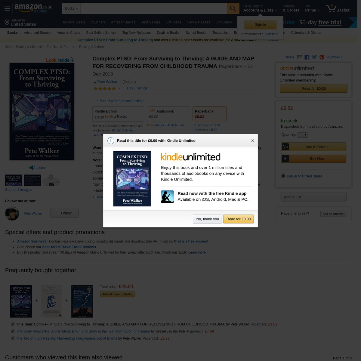 Complex PTSD: From Surviving to Thriving: A GUIDE AND MAP FOR ...