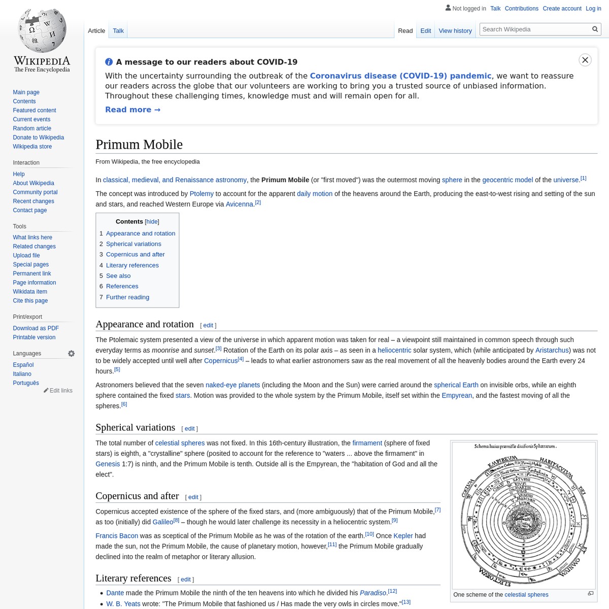 Primum Mobile — Are.na