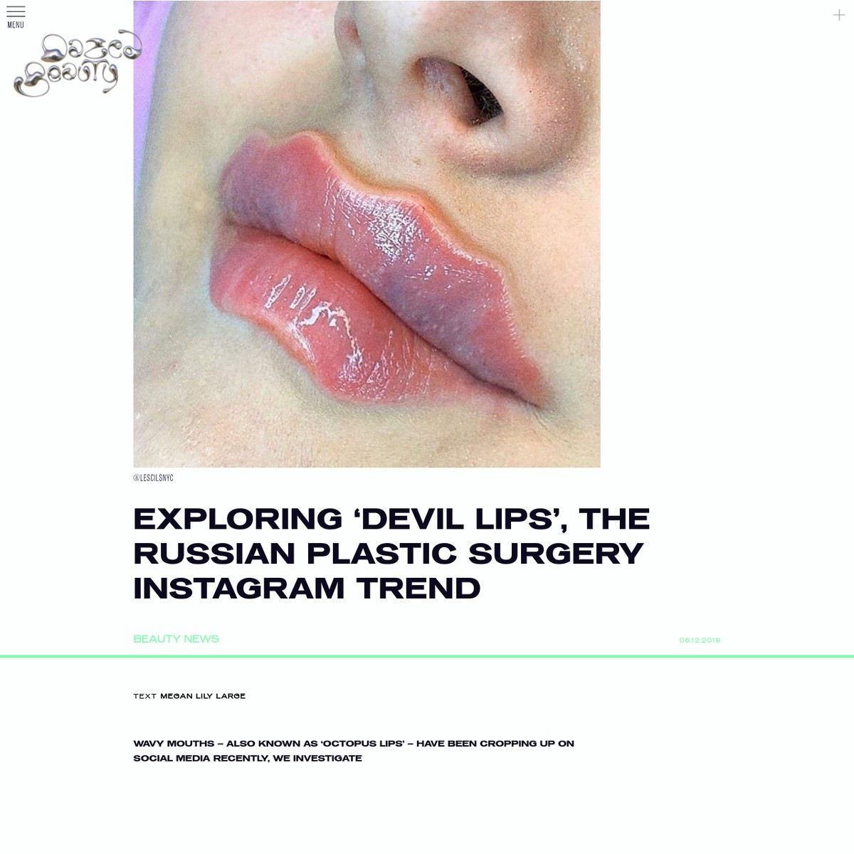Exploring 'devil lips', the Russian plastic surgery Instagram trend ...