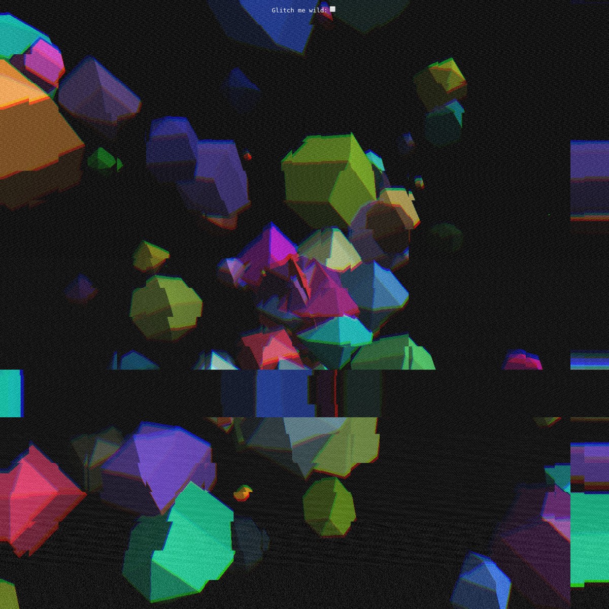 three.js webgl - postprocessing - digital glitch — Are.na