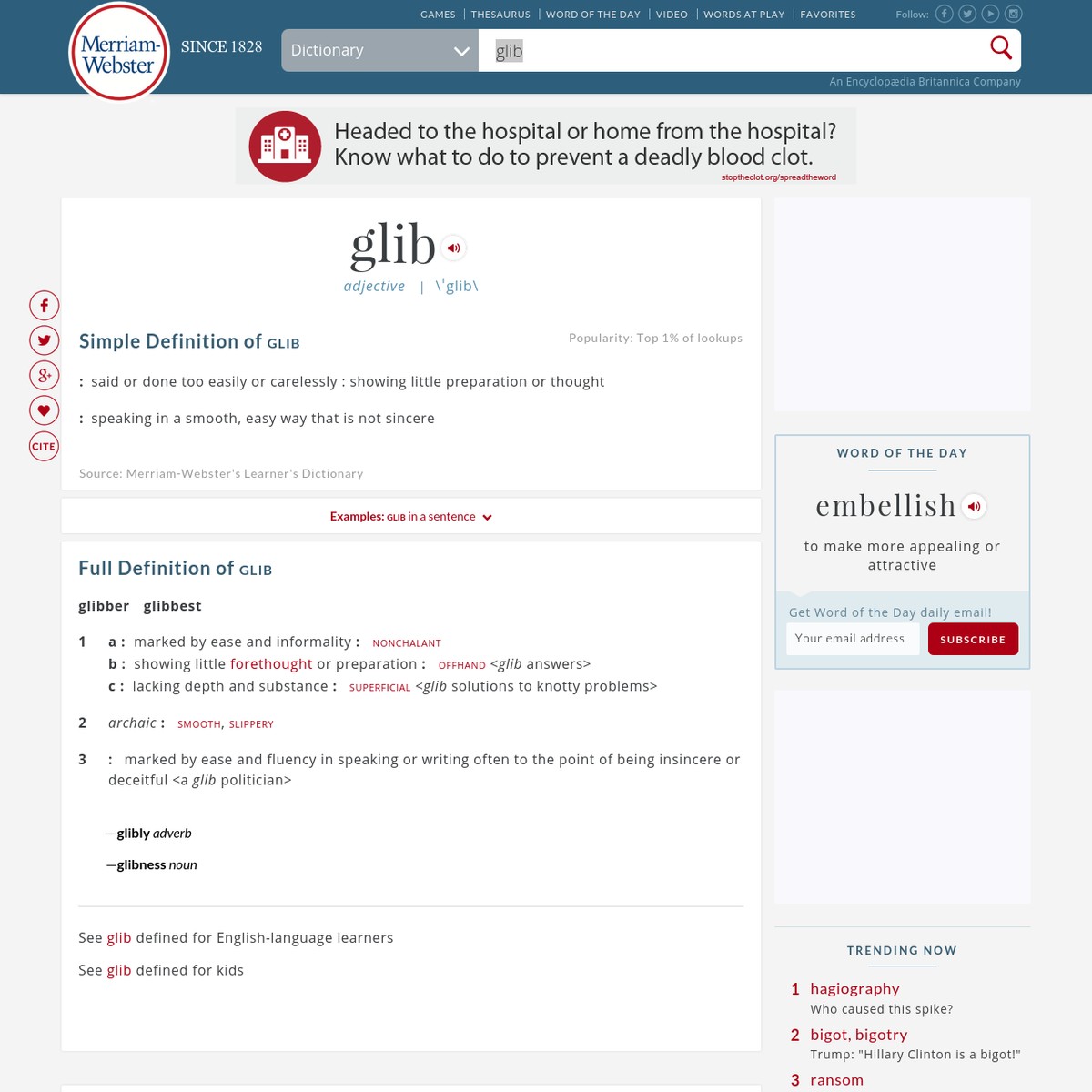 Definition of GLIB — Are.na