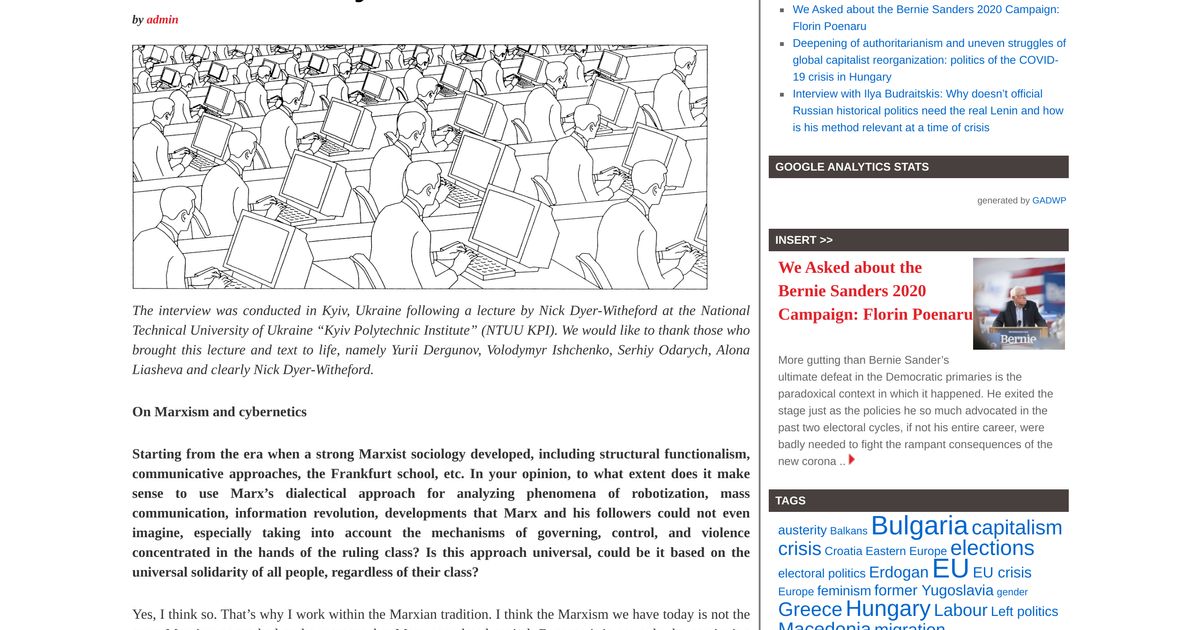 “Fuck off, Google!” Interview with Nick Dyer-Witheford | Are.na
