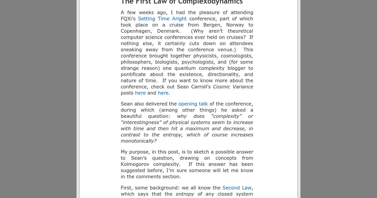 Shtetl-Optimized | Are.na