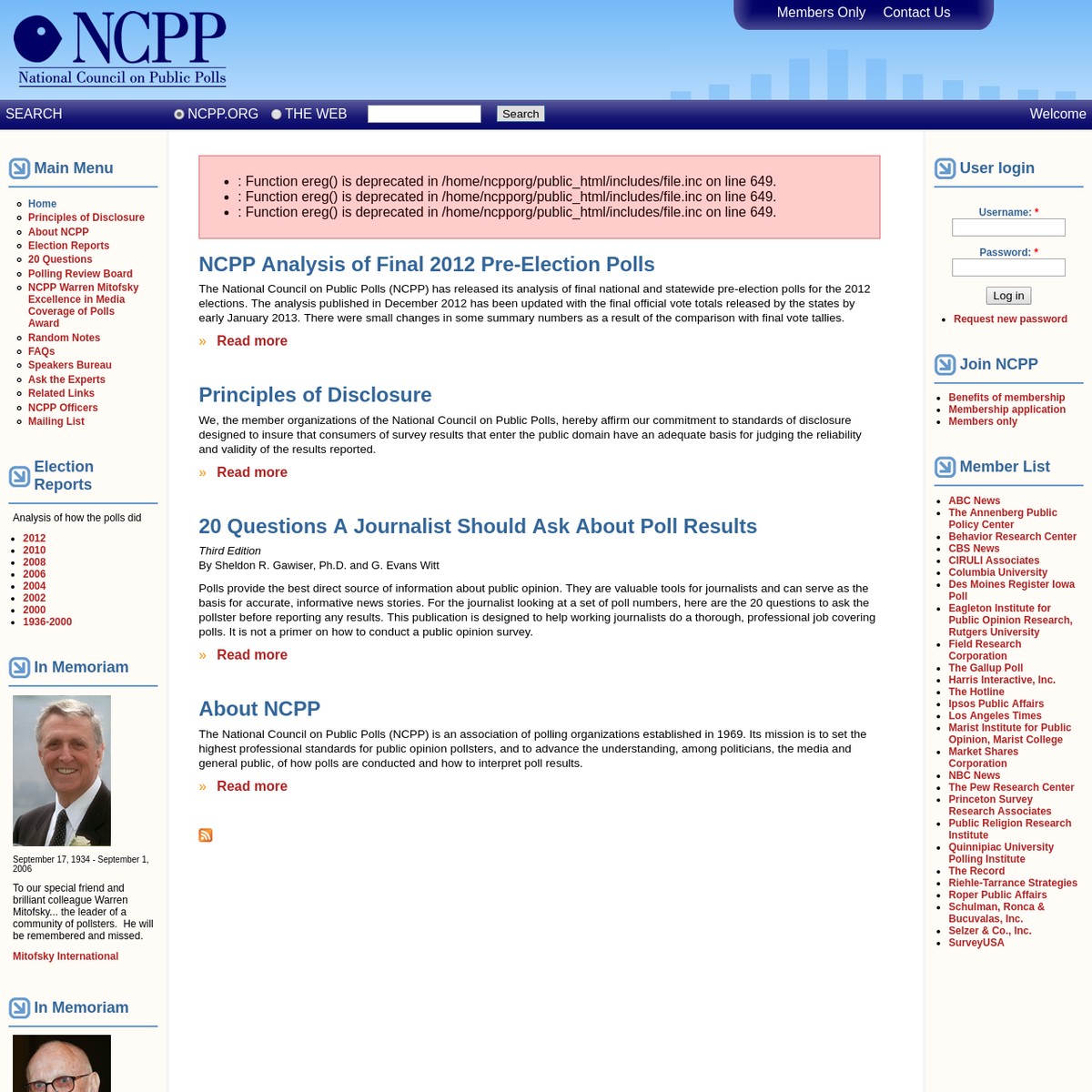 NCPP - National Council on Public Polls — Are.na