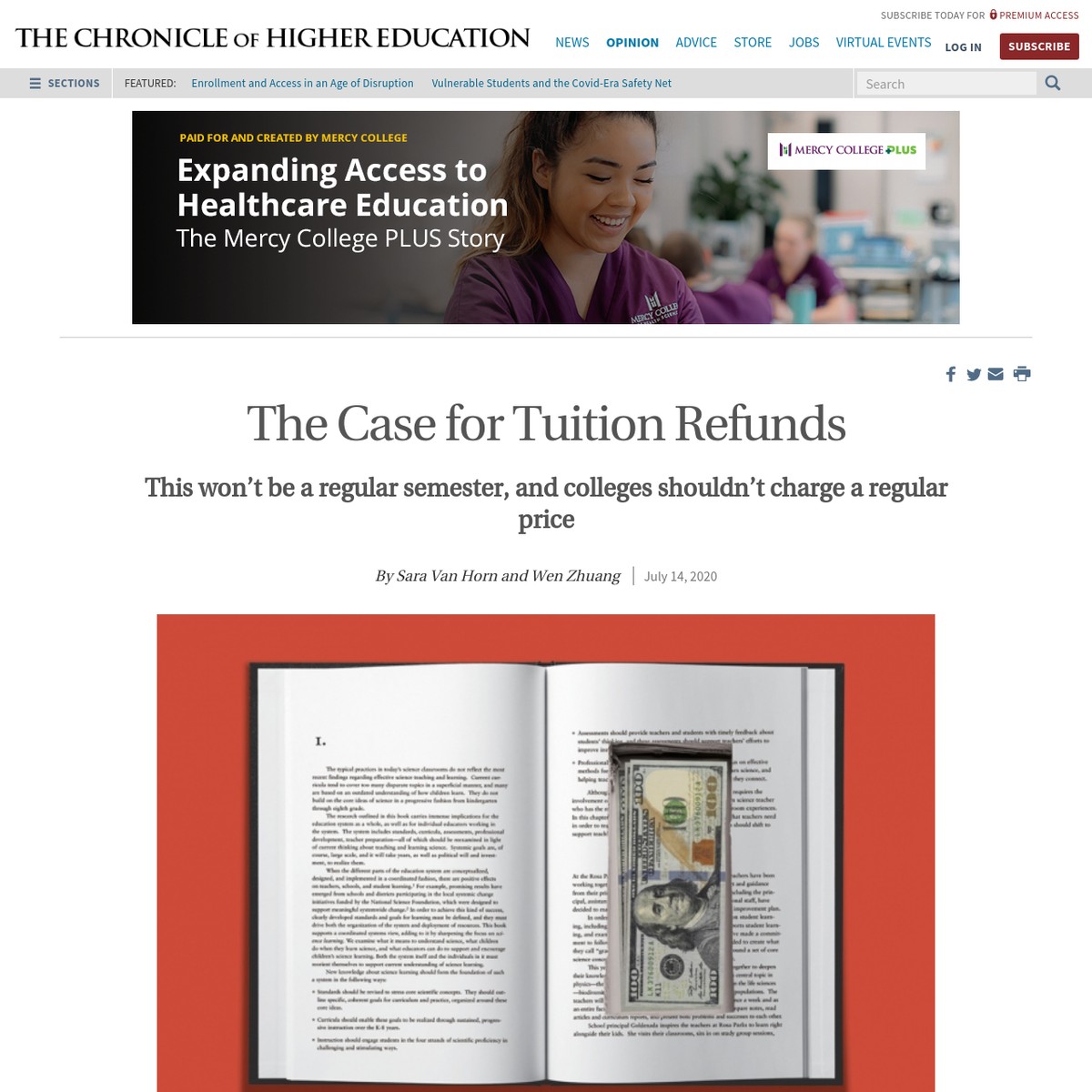 The Case for Tuition Refunds — Are.na