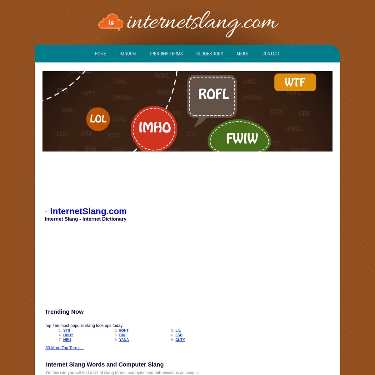 Internet Slang words - Internet Dictionary - InternetSlang.com — Are.na