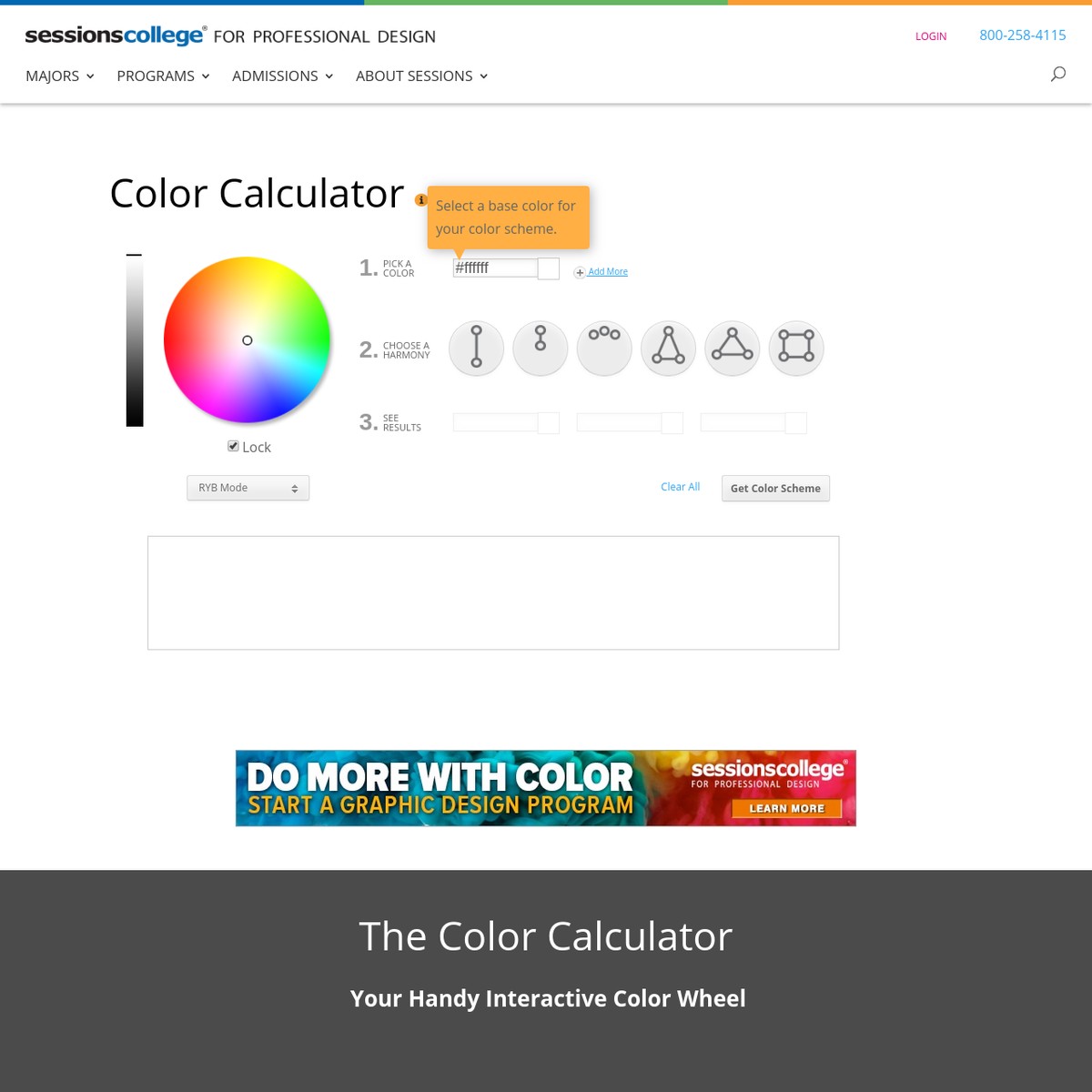 Color Wheel - Color Calculator | Sessions College — Are.na