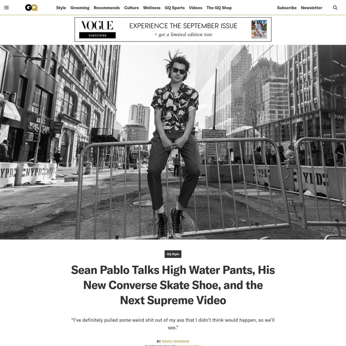 Sean Pablo Is Reinventing Skate Style One Pair of High Water Pants At a ...
