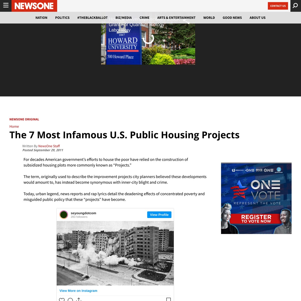 The 7 Most Infamous U.S. Public Housing Projects — Are.na
