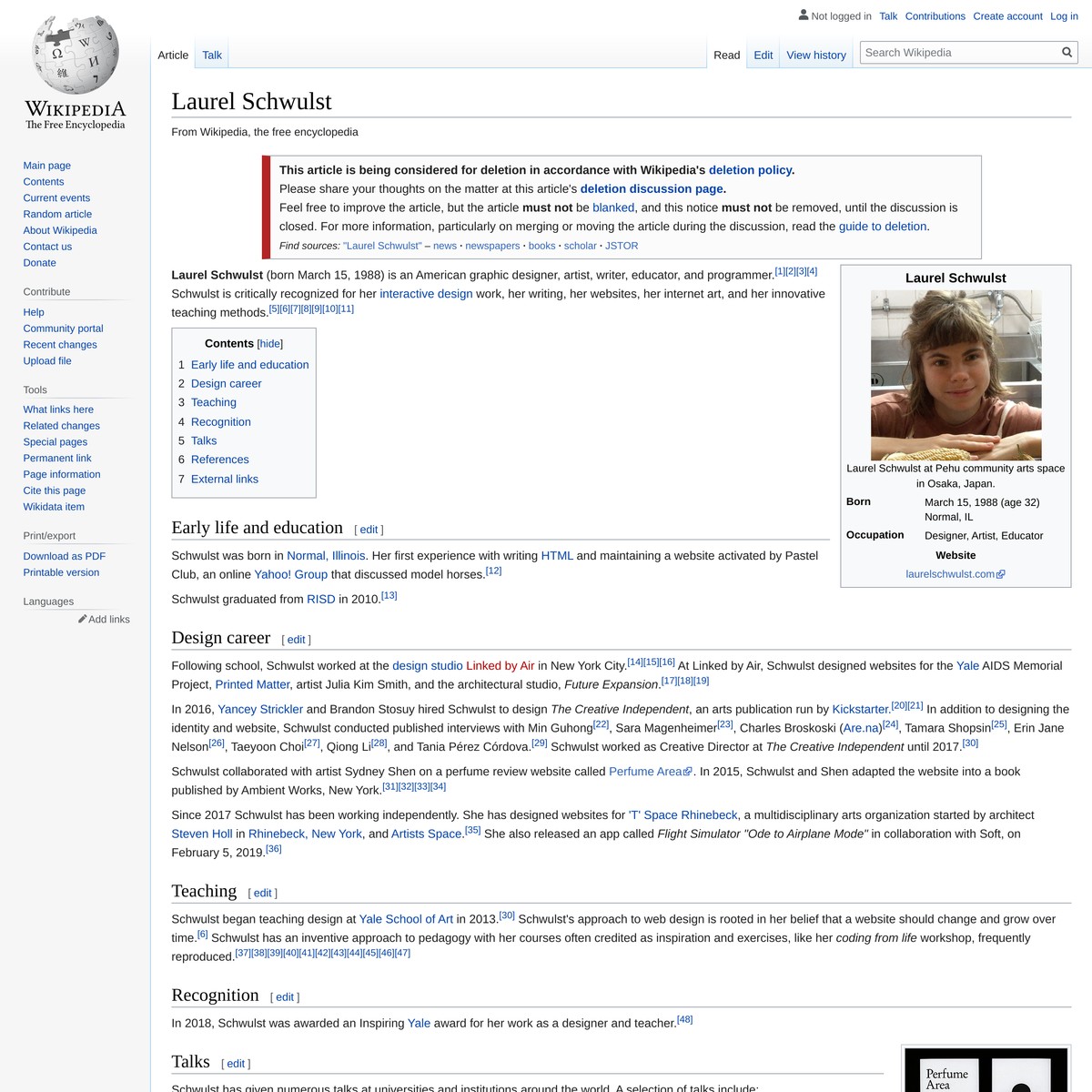 Laurel Schwulst - Wikipedia — Are.na