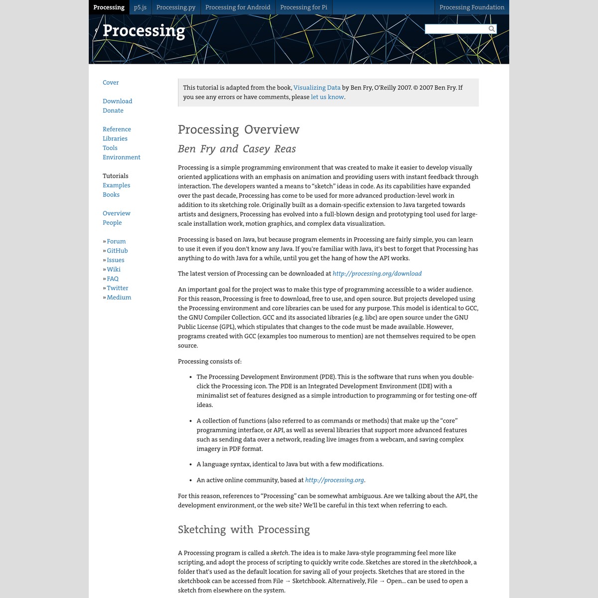 Processing Overview \ Processing.org — Are.na
