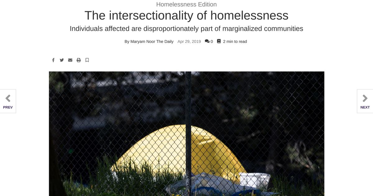 The intersectionality of homelessness | Are.na