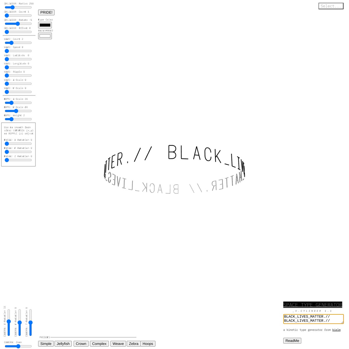 SPACE TYPE GENERATOR — Are.na