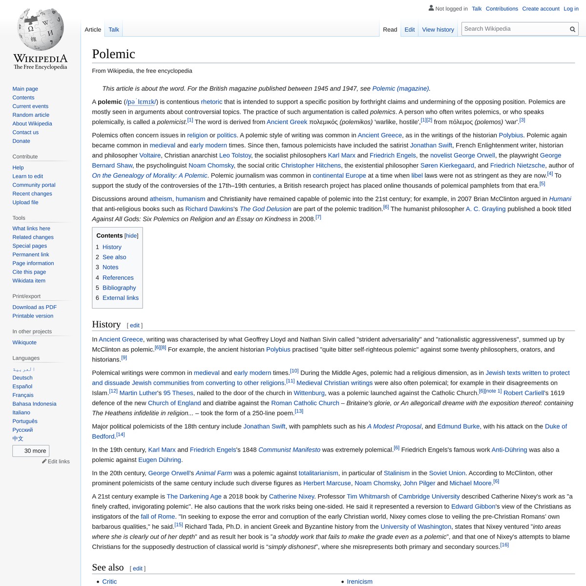 Polemic - Wikipedia — Are.na