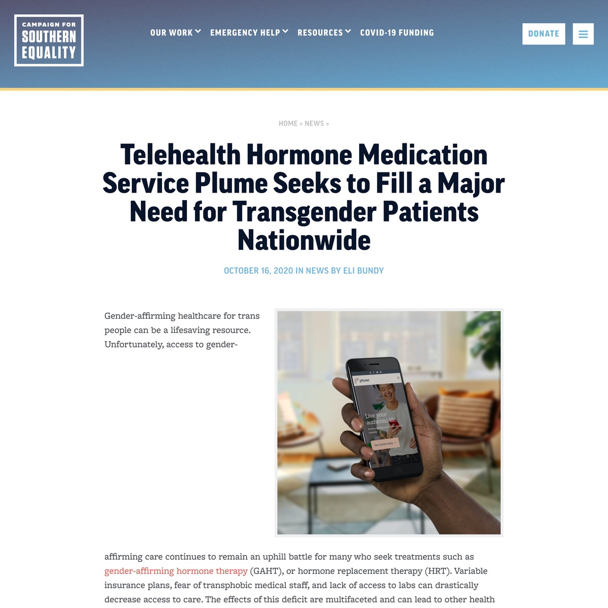 Telehealth Hormone Medication Service Plume Seeks to Fill a Major Need ...