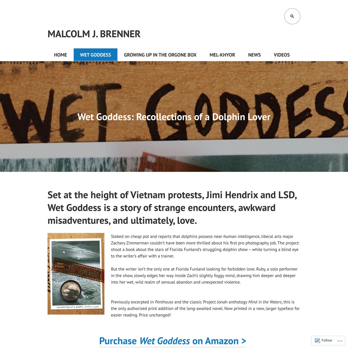Wet Goddess: Recollections of a Dolphin Lover — Are.na