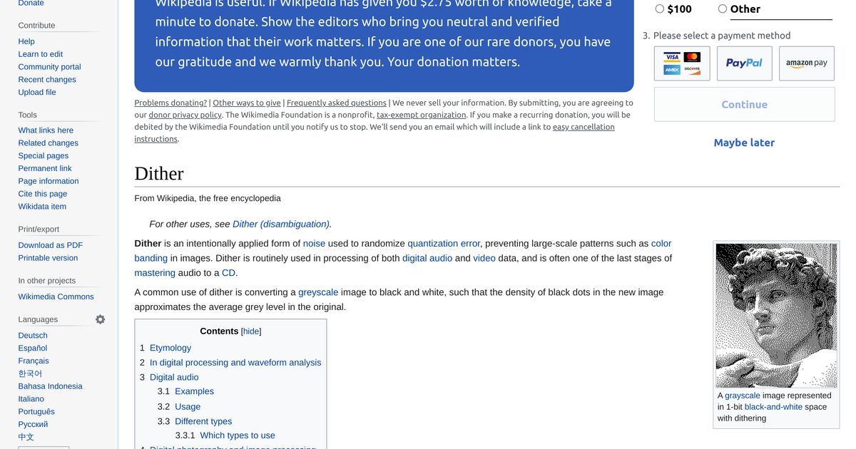 Dither - Wikipedia | Are.na