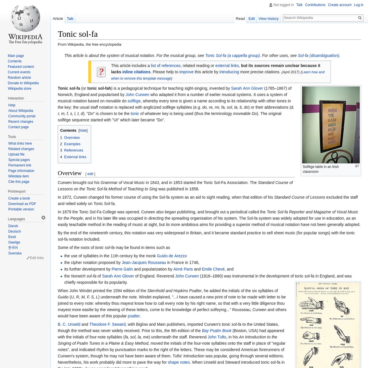 Tonic sol-fa - Wikipedia — Are.na