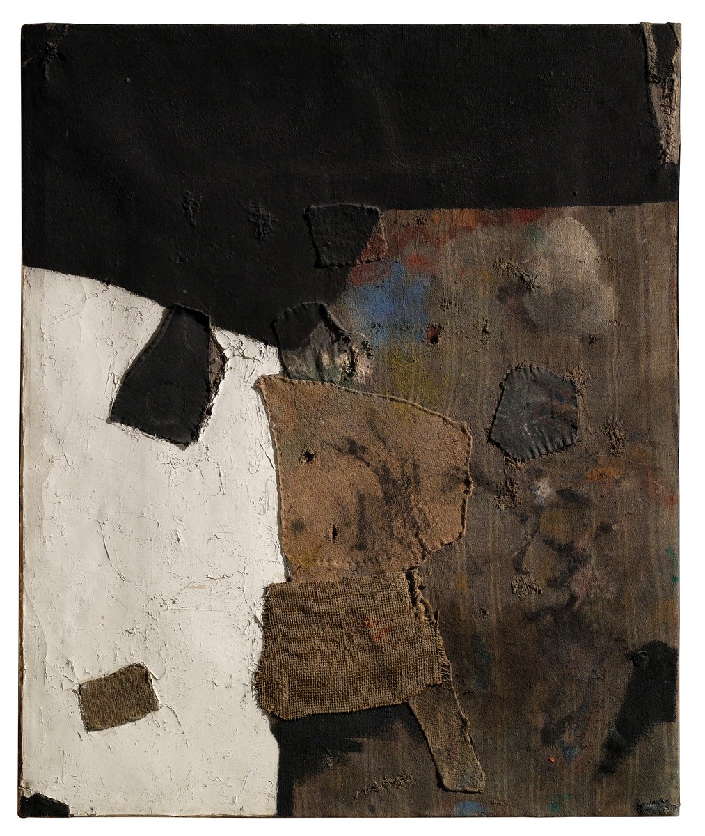 Alberto Burri (1915-1995), Sacco e Bianco, 1953 — Are.na