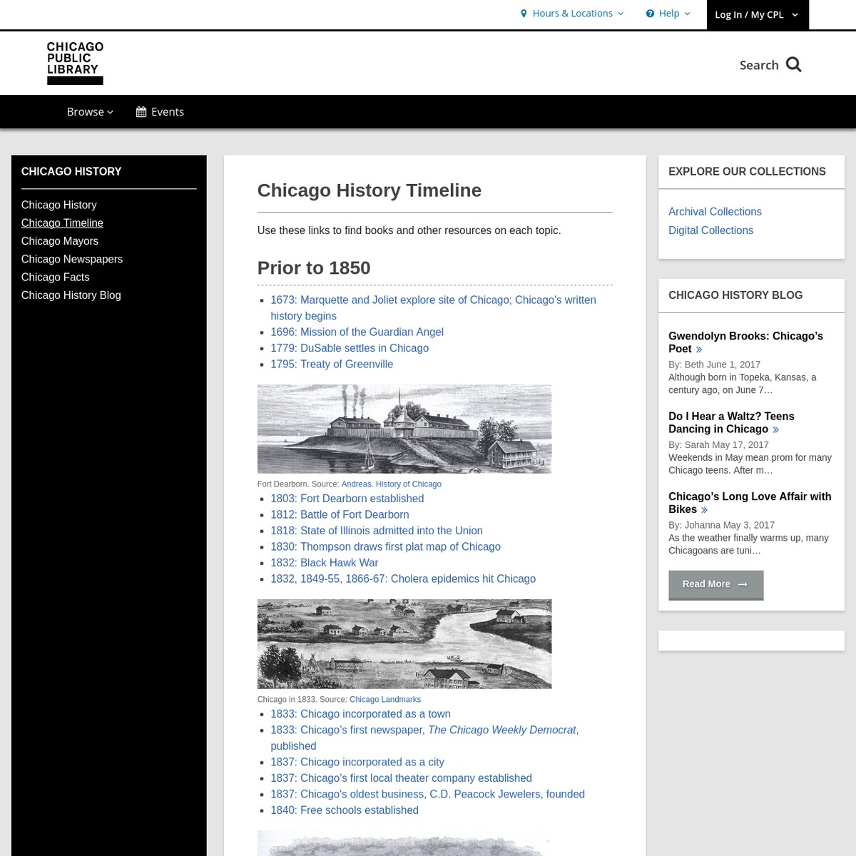 Chicago History Timeline — Are.na
