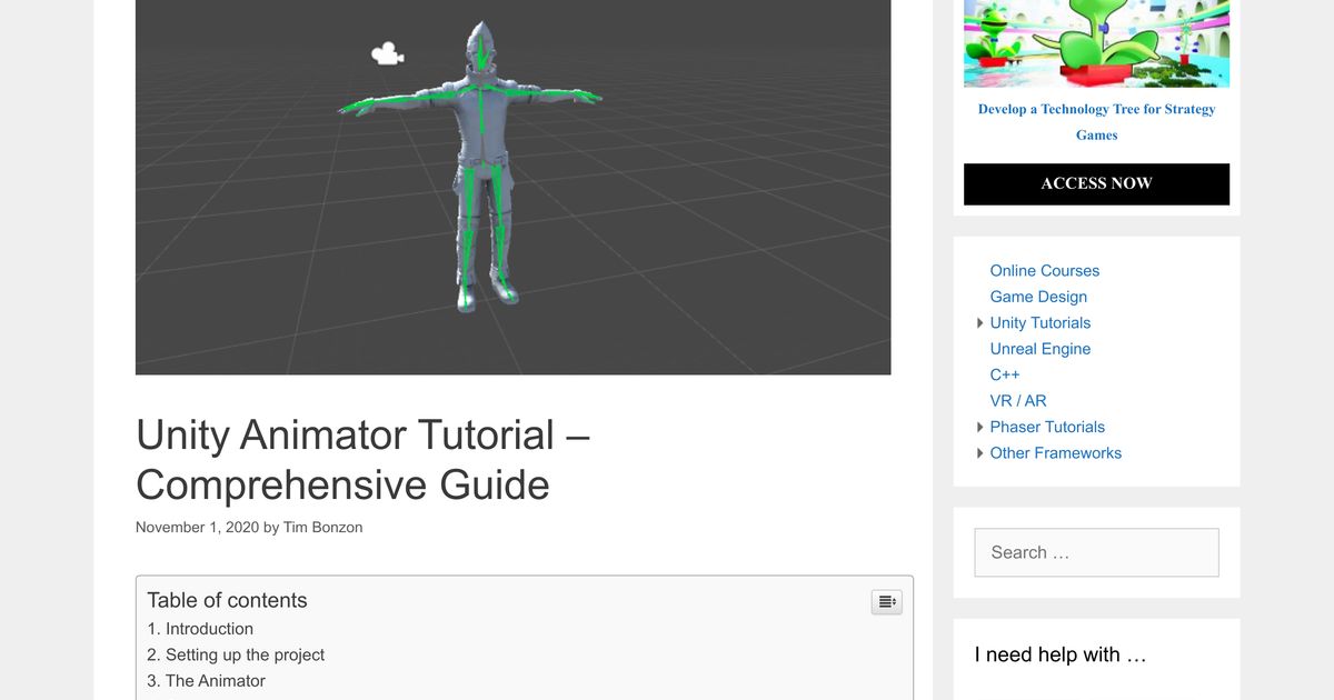 Unity Animator Tutorial – Comprehensive Guide | Are.na