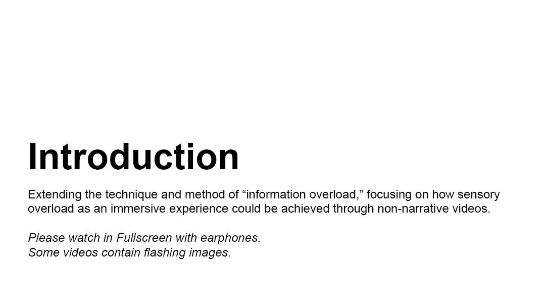 Sensory Overload — Arena