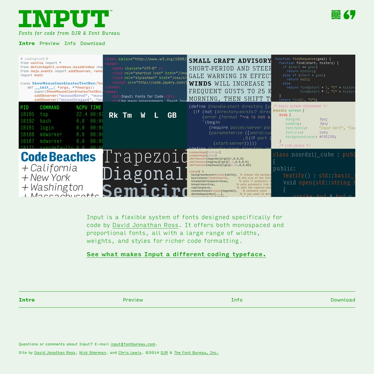 Terminal Fonts — Are.na