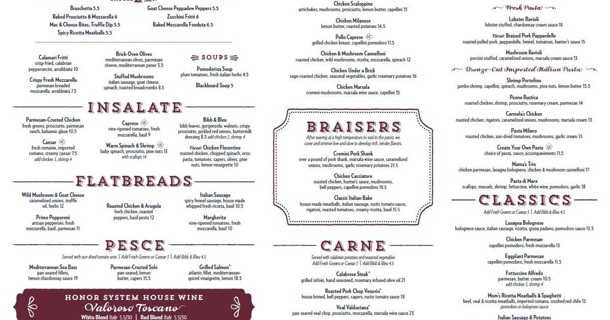 Francesca's Menu Research | Are.na