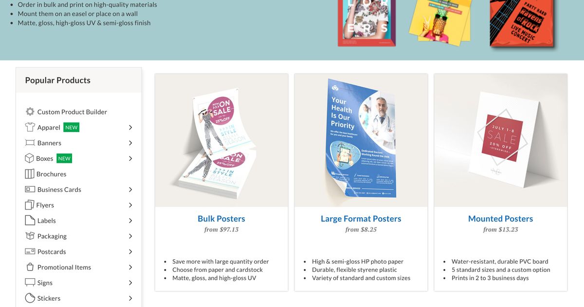 Custom Posters – Online Poster Printing - Free Design Proof | UPrinting ...