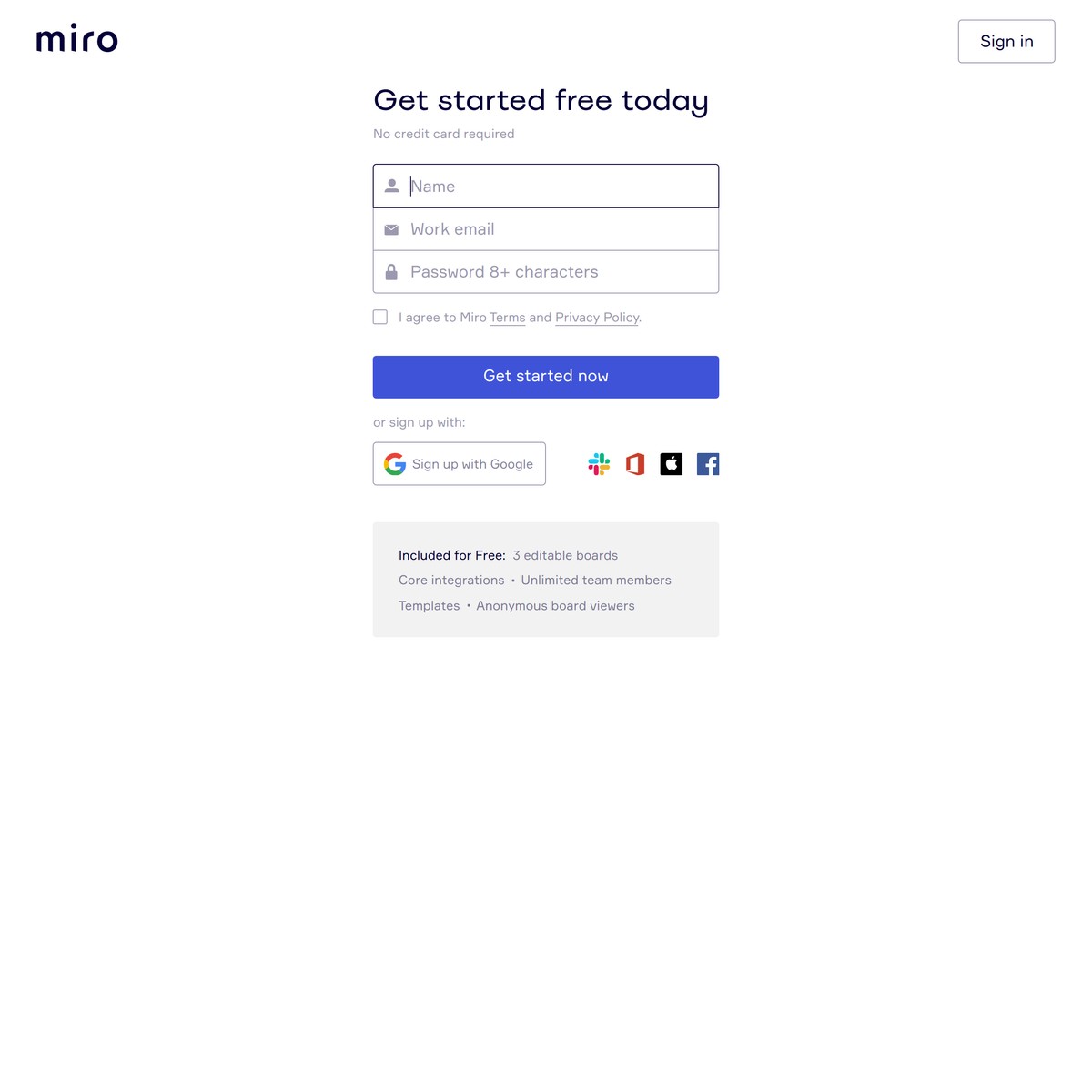 Sign up | Miro | Online Whiteboard for Visual Collaboration — Are.na