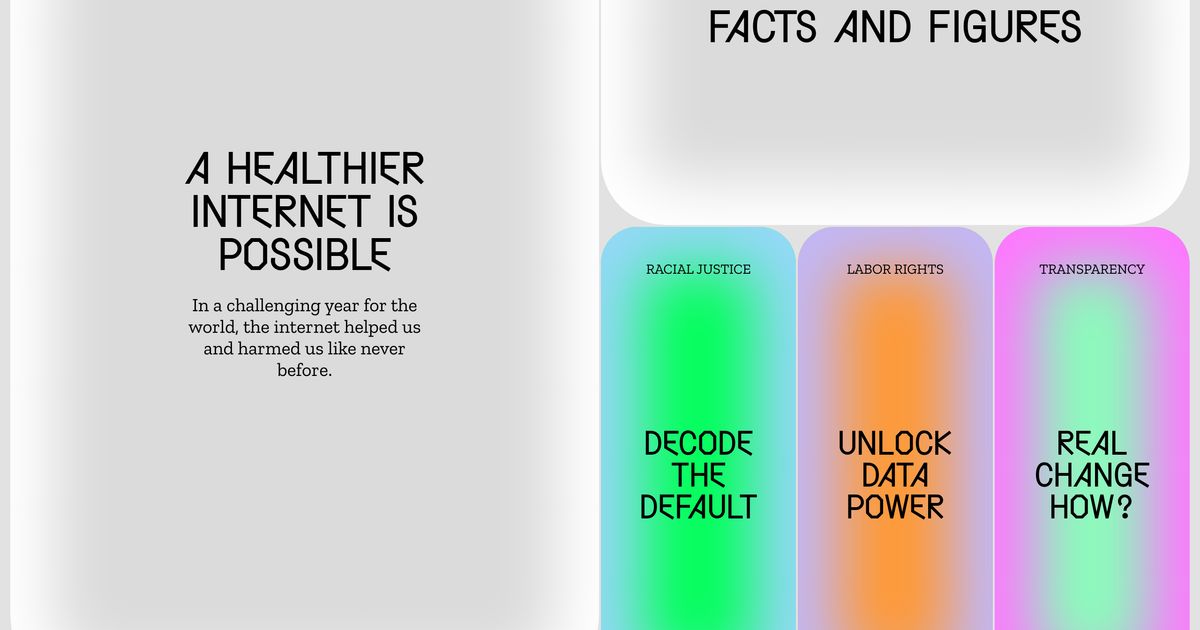 The Internet Health Report 2020 — A healthier internet is possible | Are.na
