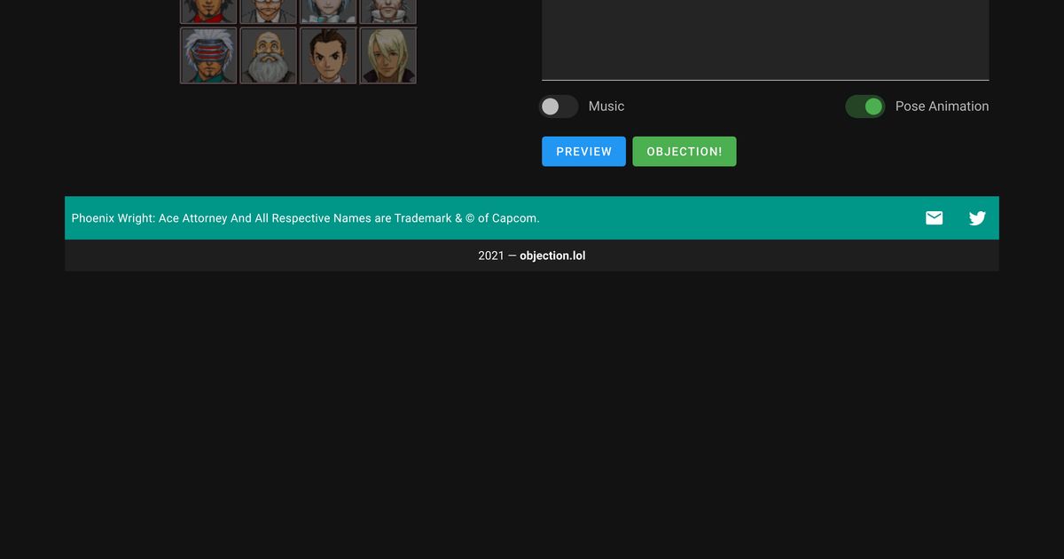 Ace Attorney Objection Maker | Are.na