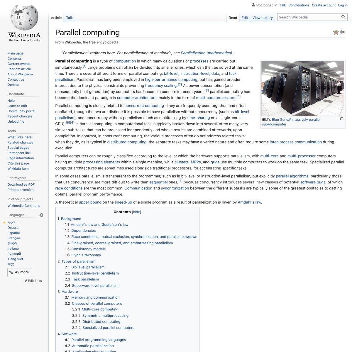 Parallel computing - Wikipedia — Are.na