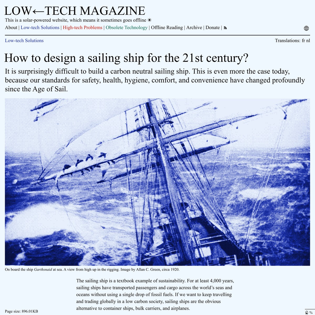 How to design a sailing ship for the 21st century? — Are.na